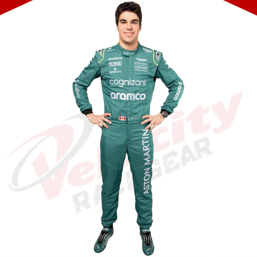 2022 LANCE STROLL ASTON MARTIN F1 RACE SUIT - CANADIAN GP - Velocity ...