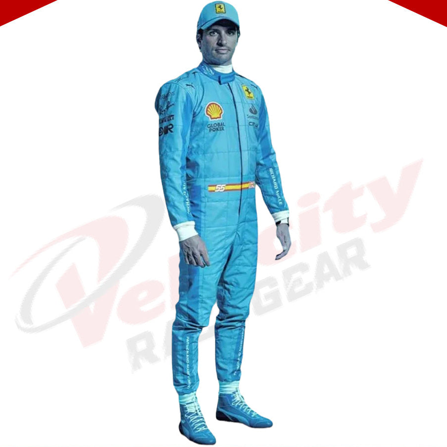 2024 Scuderia Ferrari F1 Miami Grand Prix Race Suit KIDS - Velocity ...